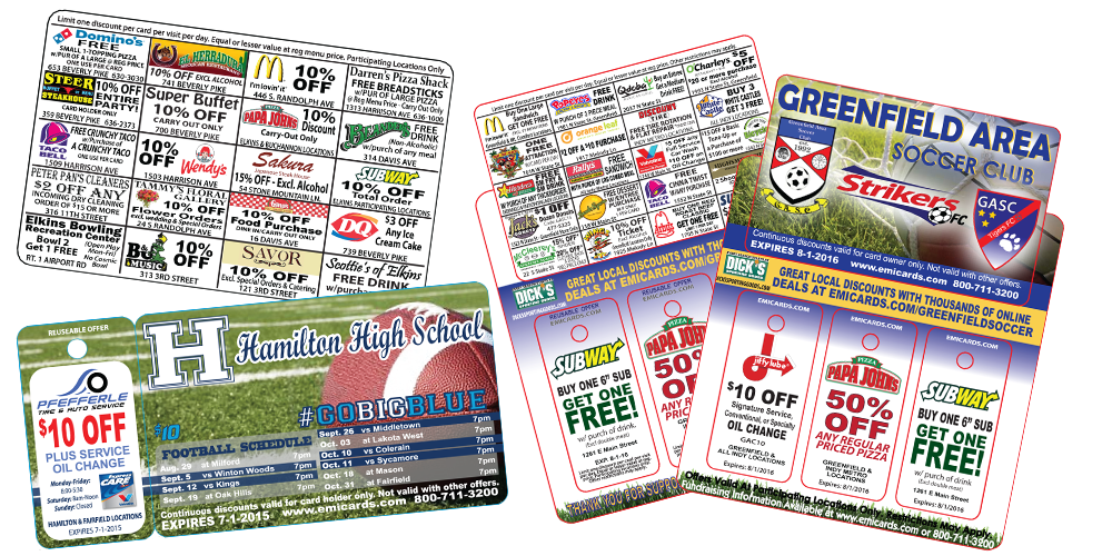 Fundraising Discount Cards | Huge Discount Card Fundraiser | EMI