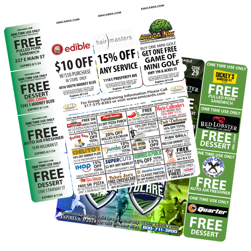 Fundraising Discount Cards | Discount Cards for Fundraising
