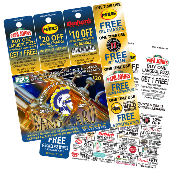 Fundraising Discount Cards for Sports Teams & Schools | EMI