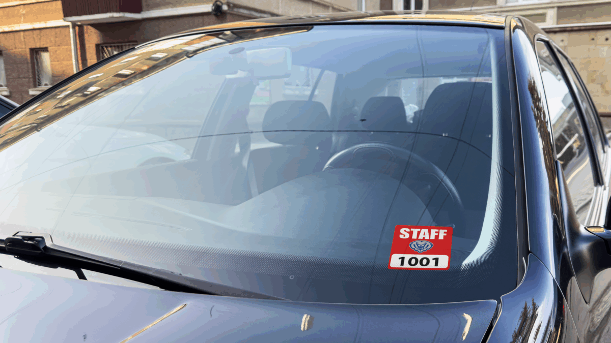 Parking Permits for High School Athletics | Plastic Hanging Parking Passes
